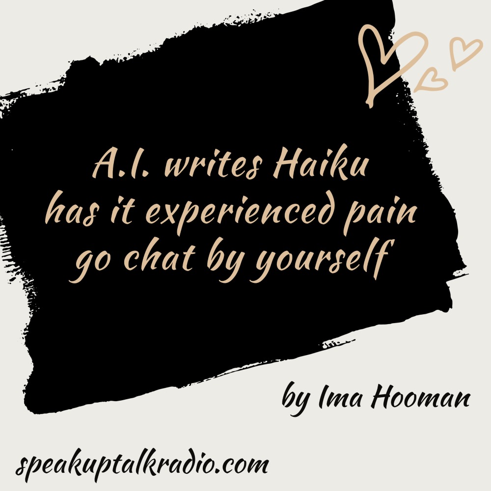 HAIKU JUNE – ~~SPEAK UP TALK RADIO~~ Author & Podcast Services with a ...